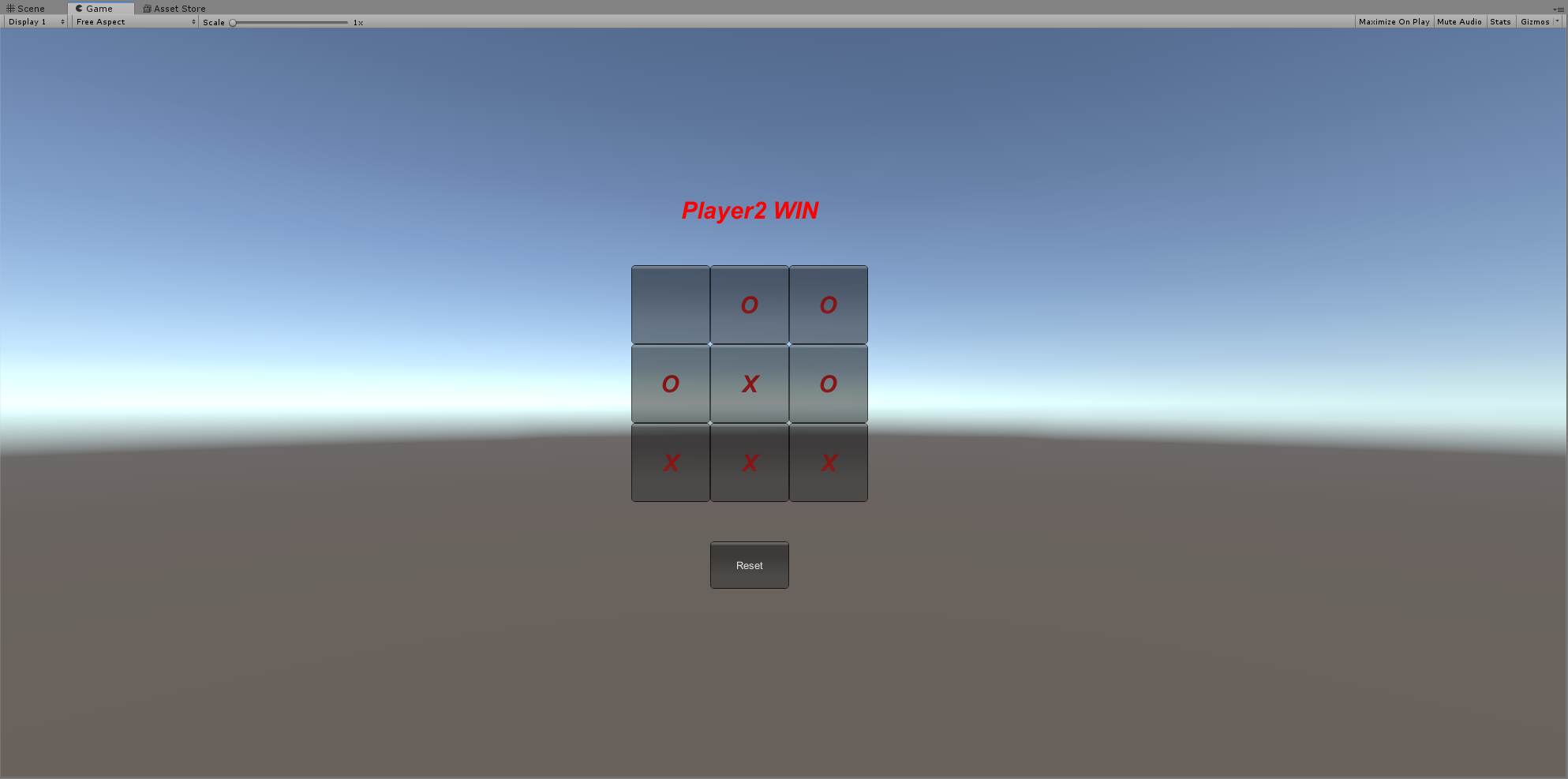 Unity3D精简版双人井字棋